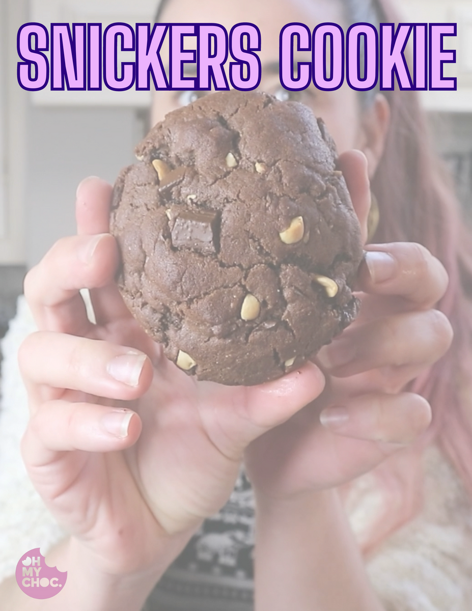 Snickers Chocolate Cookie Recipe – Oh My Choc